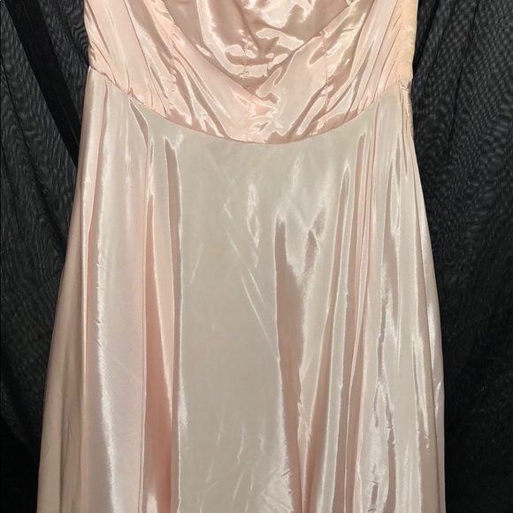 Vintage Dresses 95s Vintage Pale Pink Taffeta Prom Dress Poshmark